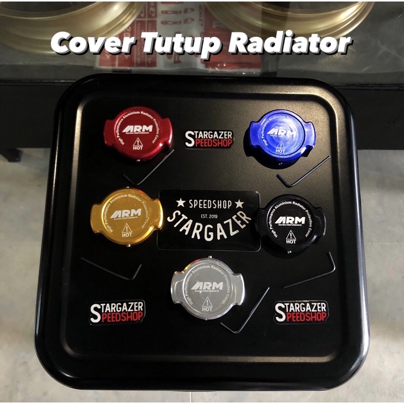 Jual Cap Cover Tutup Radiator ARM CNC Aerox Nmax PCX Vario | Shopee ...