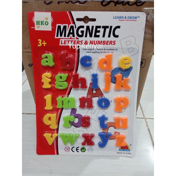 Jual Huruf Magnet a-z huruf kecil | Shopee Indonesia