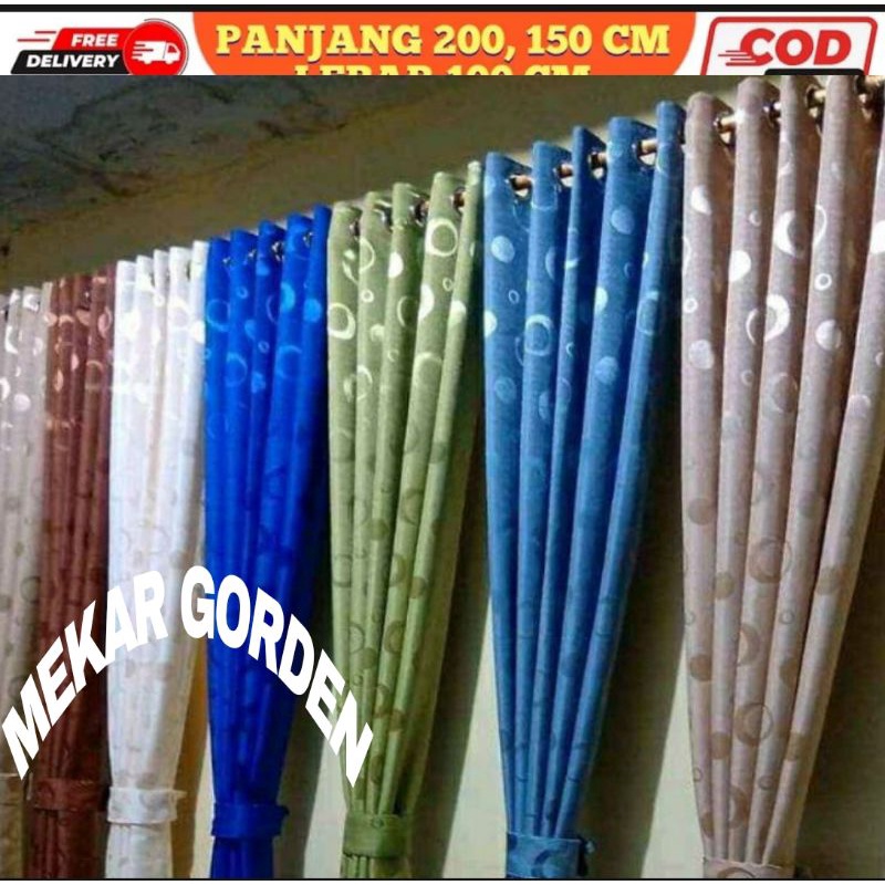Jual Gorden Minimalis Tinggi 250cm dan 3 meter Horden Jendela Kamar ...