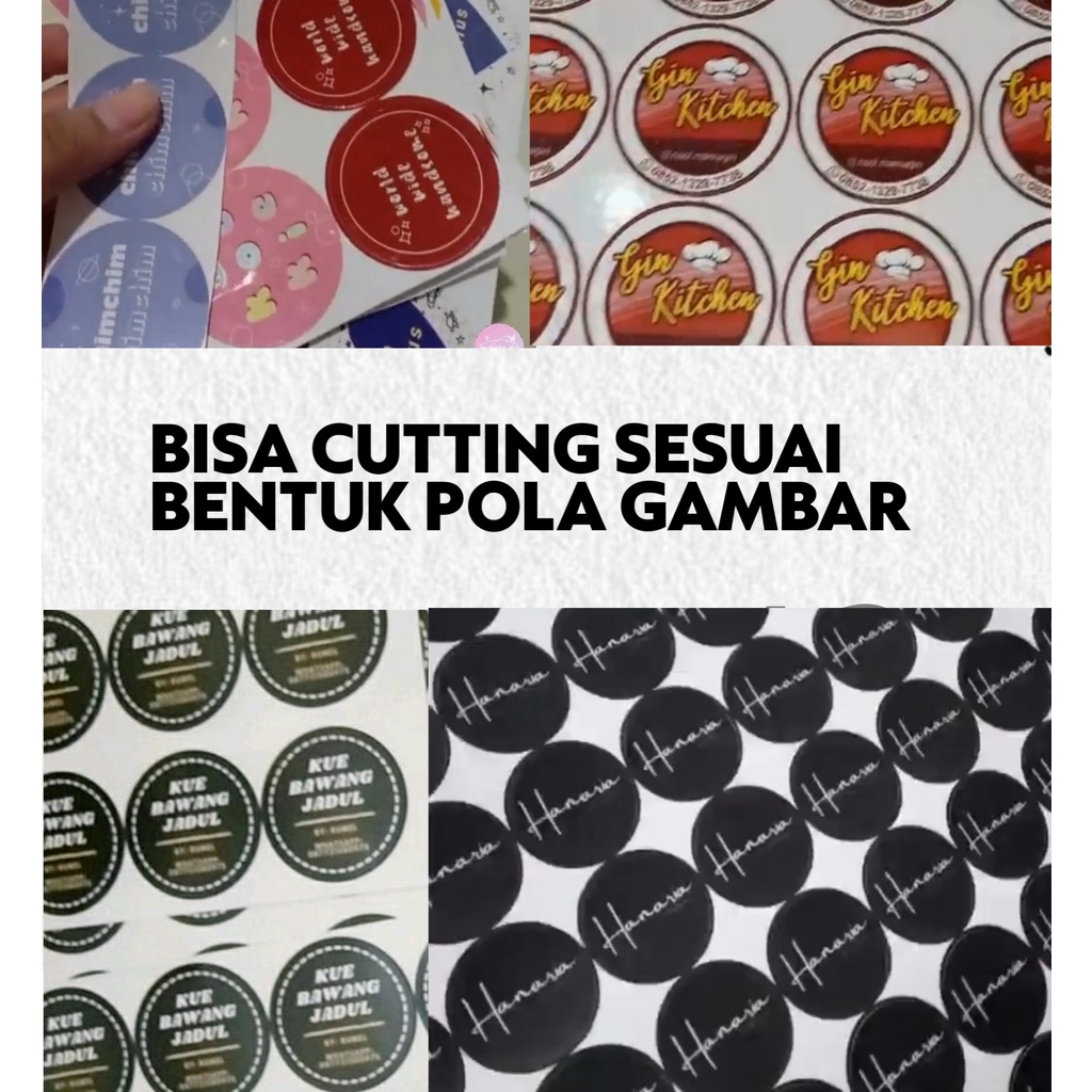 Jual Stiker Label CUSTOM / Label Kemasan / Label kemasan / Label Produk ...