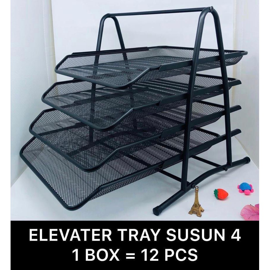 Jual Rak Dokumen Letter Tray 4 Susun VANCO 2004 /Paper Tray/Elevated ...