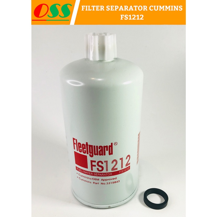 Jual FUEL FILTER WATER SEPARATOR CUMMINS FLEETGUARD FS1212 | Shopee ...