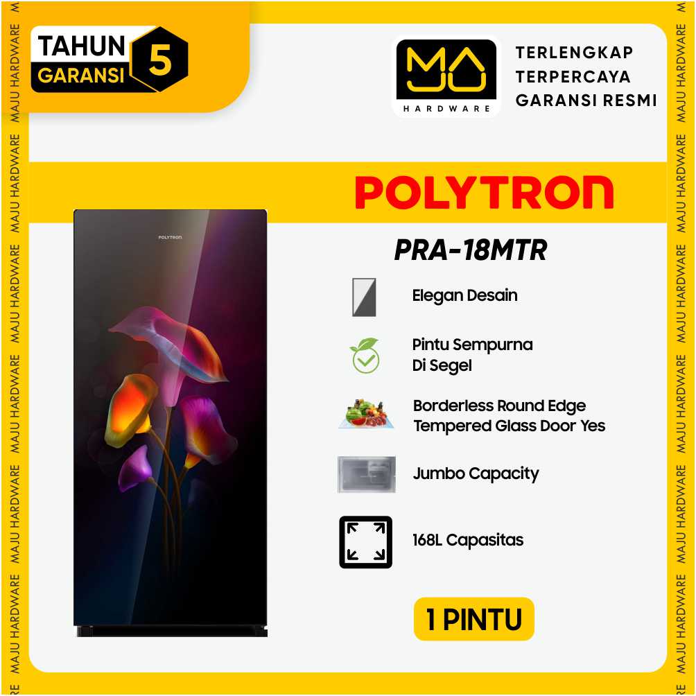 Jual KULKAS POLYTRON PRA 18MTR | Shopee Indonesia