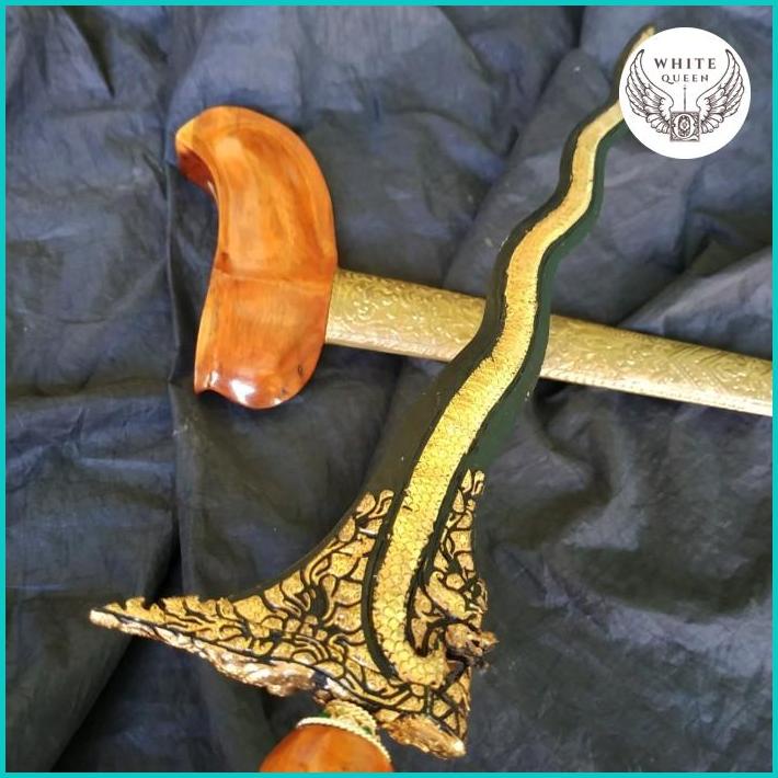 Jual Keris Pusaka Naga Nogo Sapto Luk 7 Kinatah Kamarogan Gagah ...
