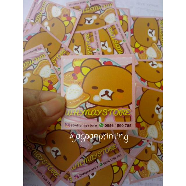 Jual STIKER LABEL PRODUK/STIKER KEMASAN/LABEL KEMASAN/LABEL BERBAGAI ...