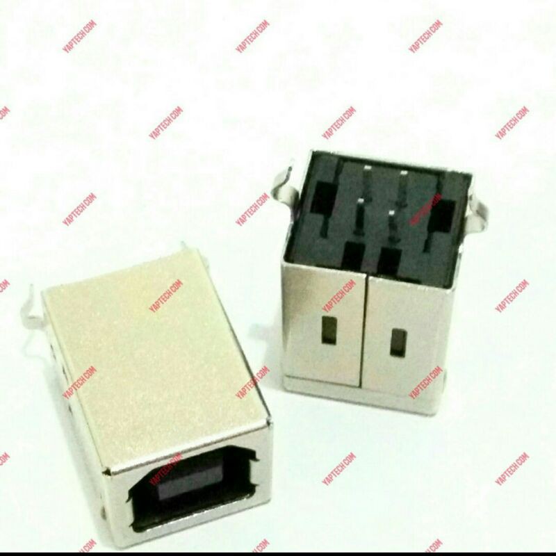 Jual Socket Usb Printer USB 2.0 Tipe B female 180 derajat Usb Printer ...