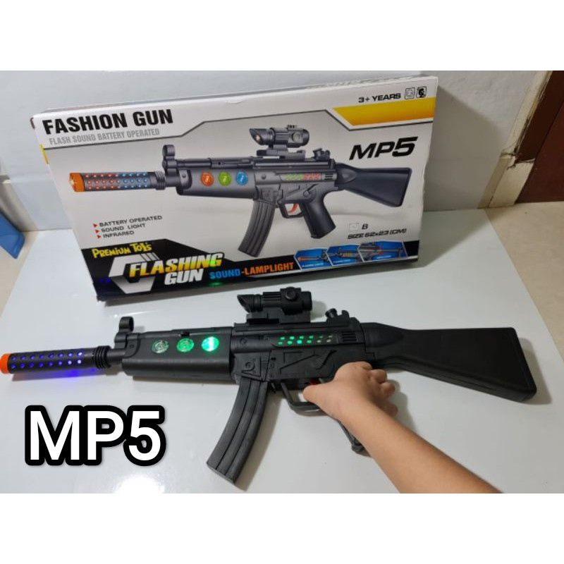 Jual Mainan anak pistol pistolan dengan lampu dan suara tembakan | Shopee Indonesia