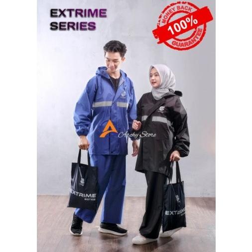 Jual Jas Hujan Setelan Pria Wanita Extrime Series ORIGINAL|Axio|PVC|Taslan | Shopee Indonesia