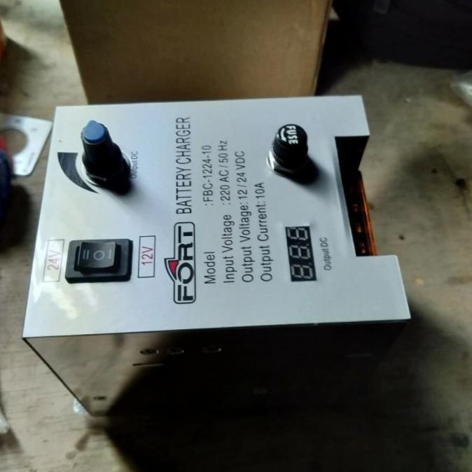 Jual Battery Charger 12V/24V 10A Charger Aki Panel Ats Genset Mobil ...