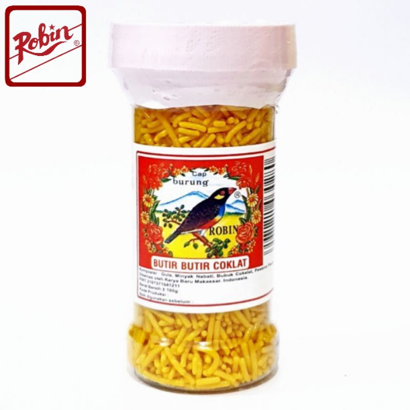 Jual Meses Kuning Robin Pot Kuning 100 gram / Meses Warna / Sprinkle ...