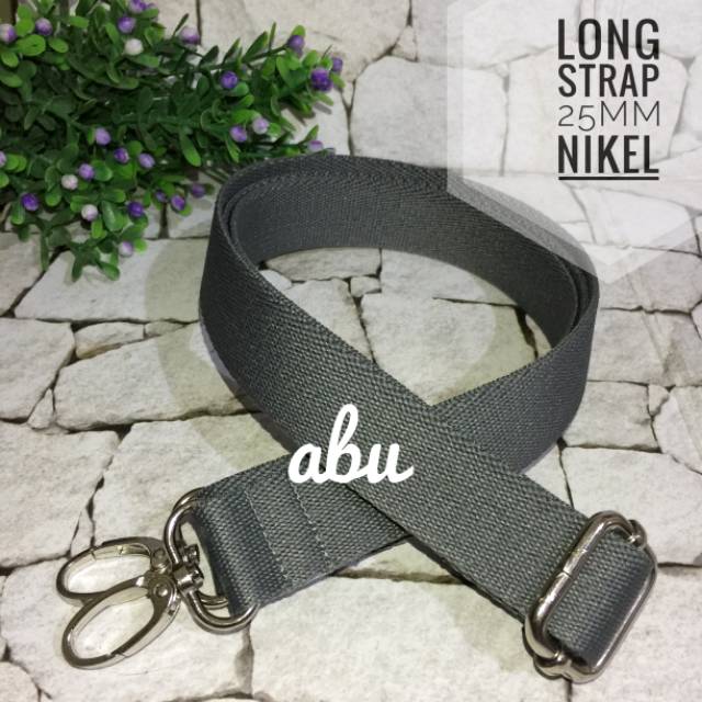 Jual Long Strap Bag Tali Tas 25mm besi NIKEL | Shopee Indonesia