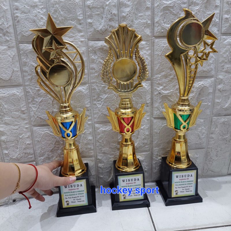 Jual Trophy Piala Custom Tulisan Murah 1 SET 123 123 ( B.17 ) | Shopee ...
