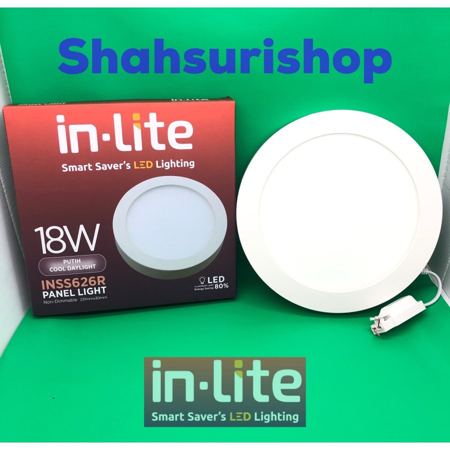 Jual LED PANEL INLITE IN-LITE 18W 18 W 18 WATT BULAT INSS 628R OUTBOW ...