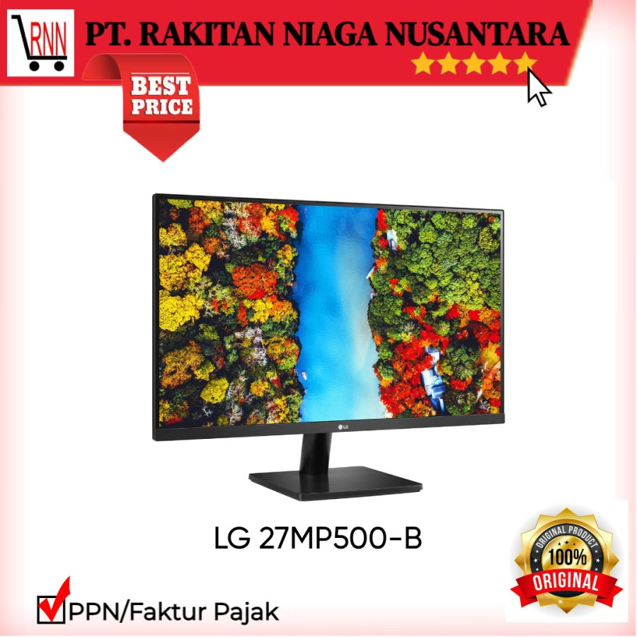 Jual LED Monitor LG 27MP500 27 inch IPS FHD Freesync Garansi Resmi ...