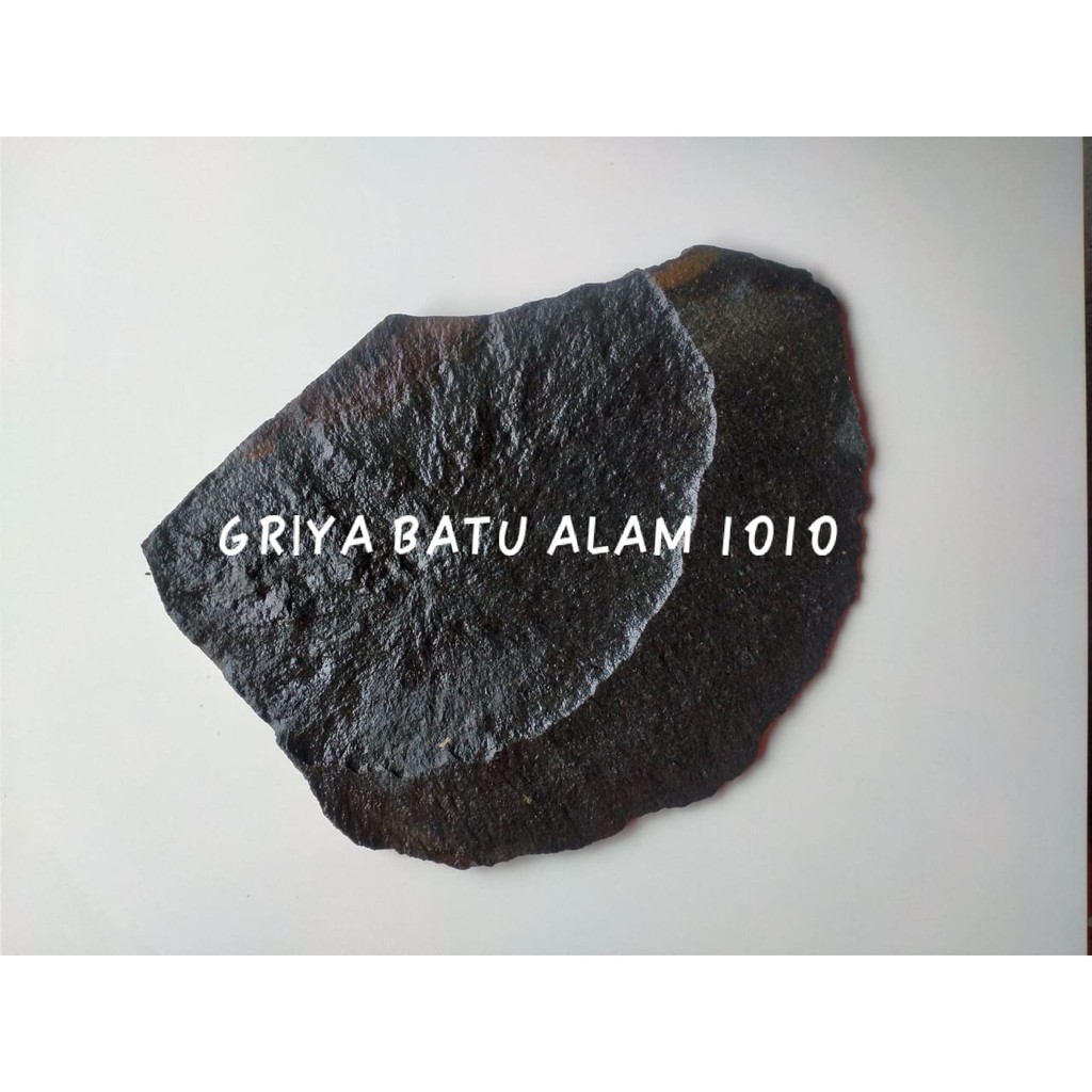 Jual BATU ALAM TEMPLEK LEMPENG HITAM RANDOM ACAK | Shopee Indonesia