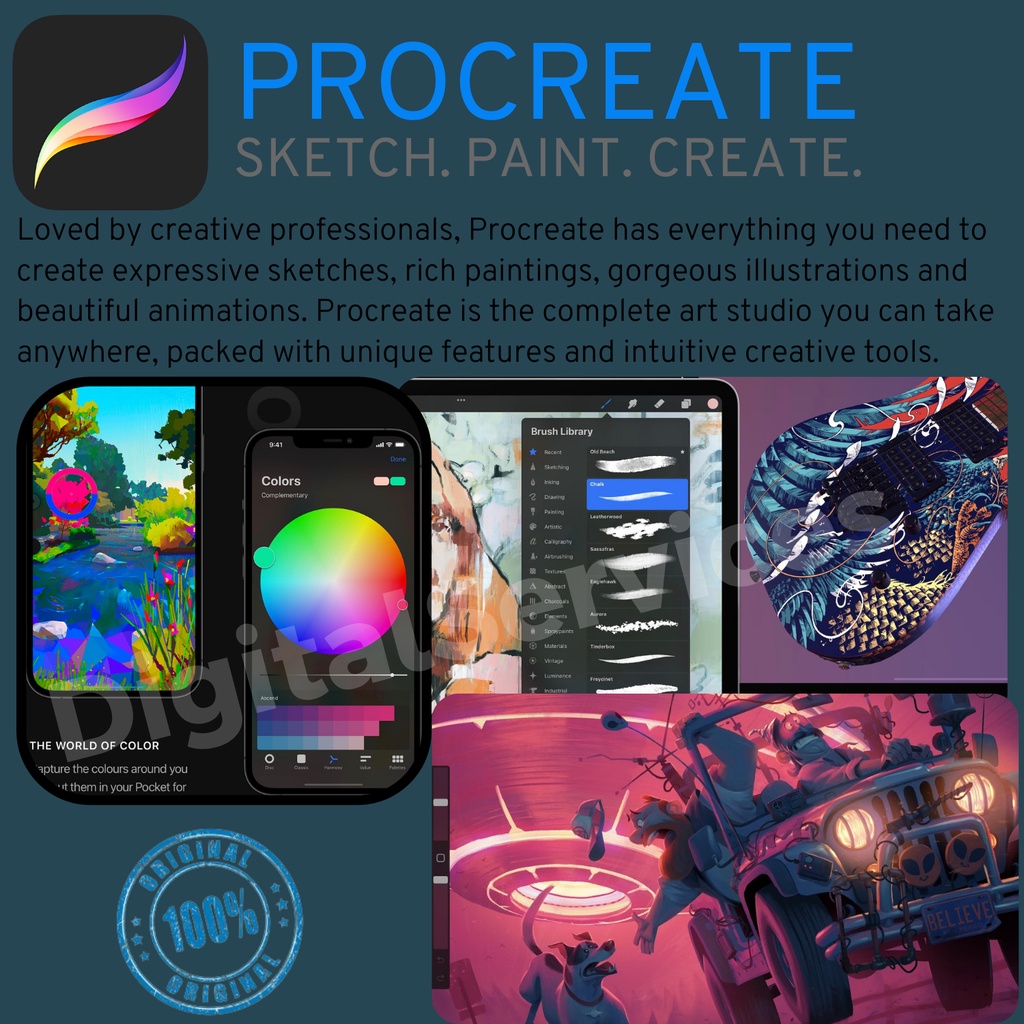 Jual Promo Procreate Pro for iOS ORIGINAL | Shopee Indonesia