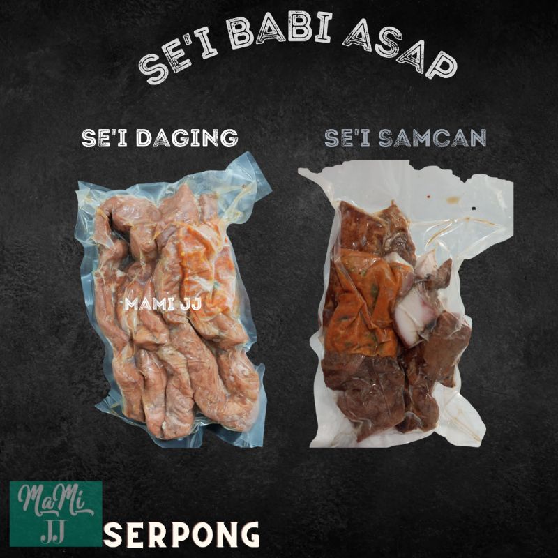 Jual Sei Babi Asap khas Kupang /500gr (Gojek/Grab/Next Day) | Shopee ...