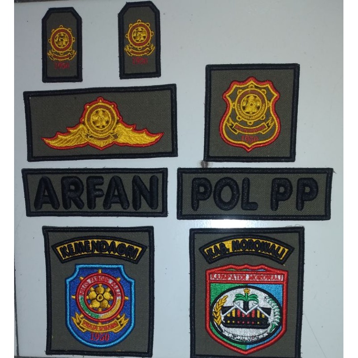 Jual LOGO EMBLEM BORDIR POLPP 1 SET | Shopee Indonesia