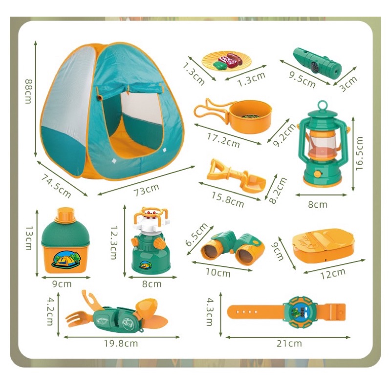Jual koala diary camping set adventure set little explorer pretend ...