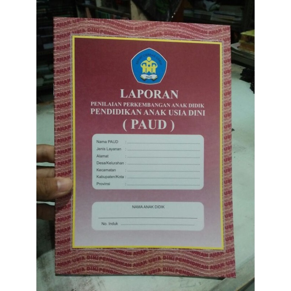 Jual Rapot / Raport paud 28 halaman & 20 halaman | Shopee Indonesia