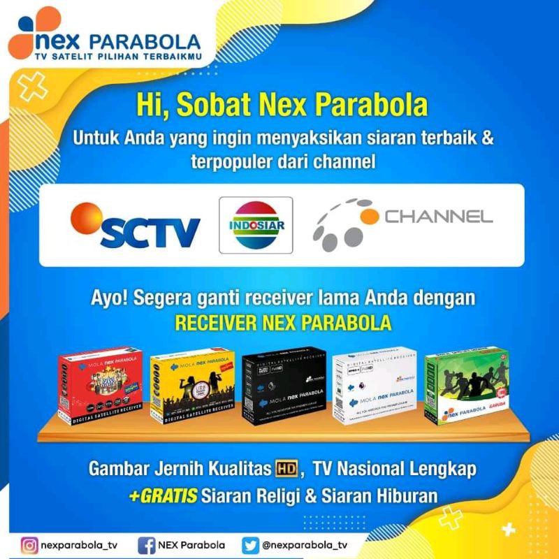 Jual NEX PARABOLA MERAH | Shopee Indonesia