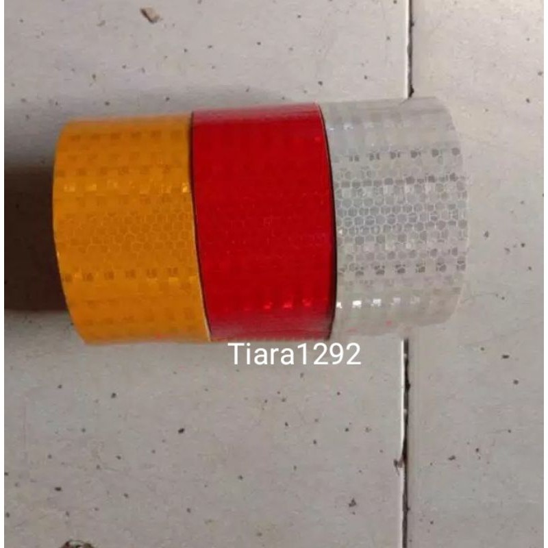 Jual sticker reflektor / sticker pemantul cahaya panjang 5 meter lebar ...