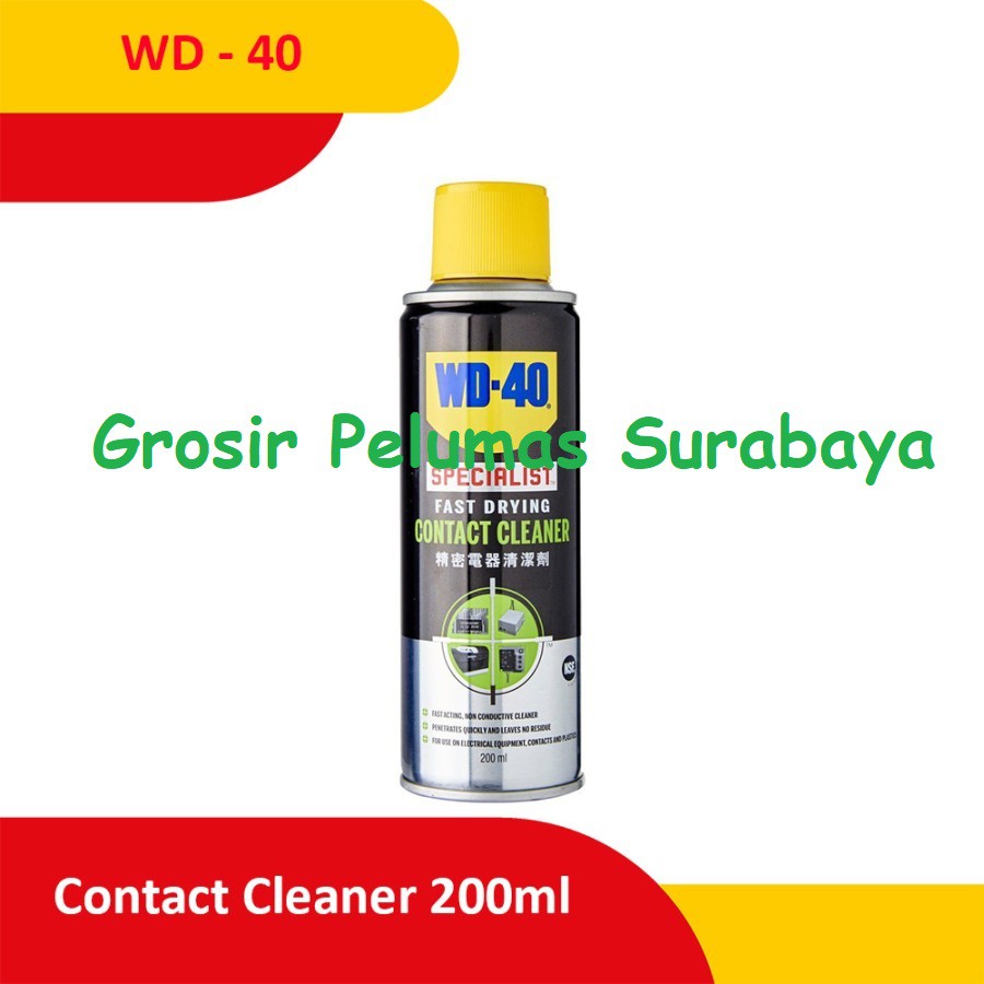Jual WD40 WD 40 WD-40 Specialist contact cleaner fast drying 200ml ...