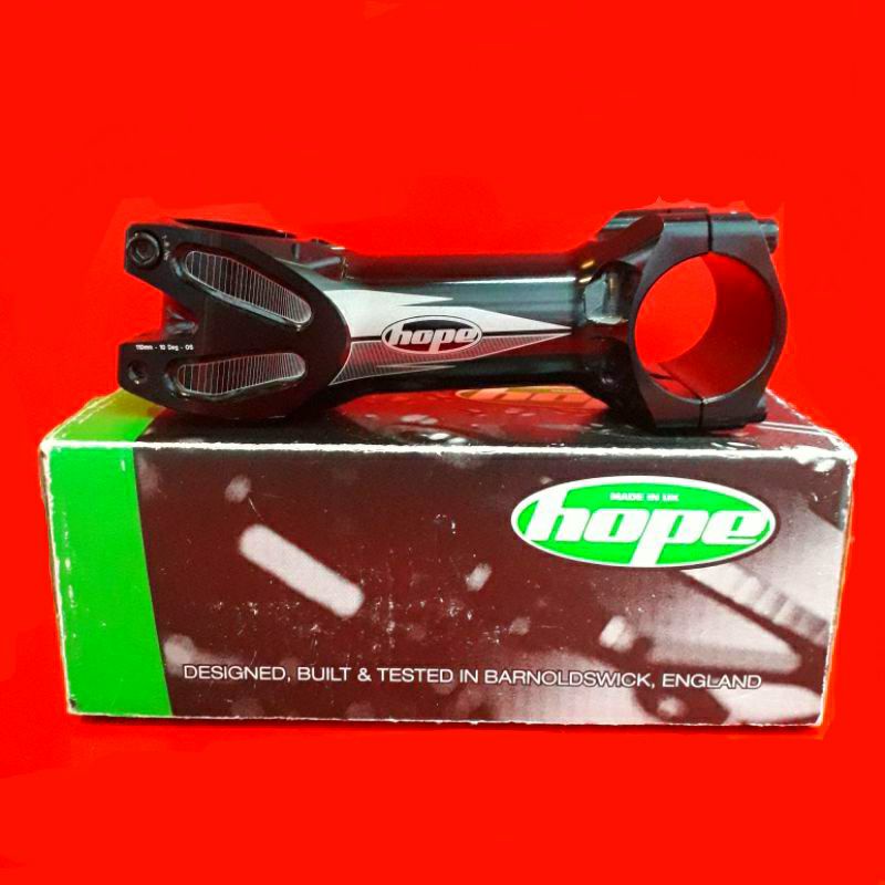 Jual HOPE XC STEM OS BALCK 110MM 10DEG 31.8MM - STEM SEPEDA 110MM ...