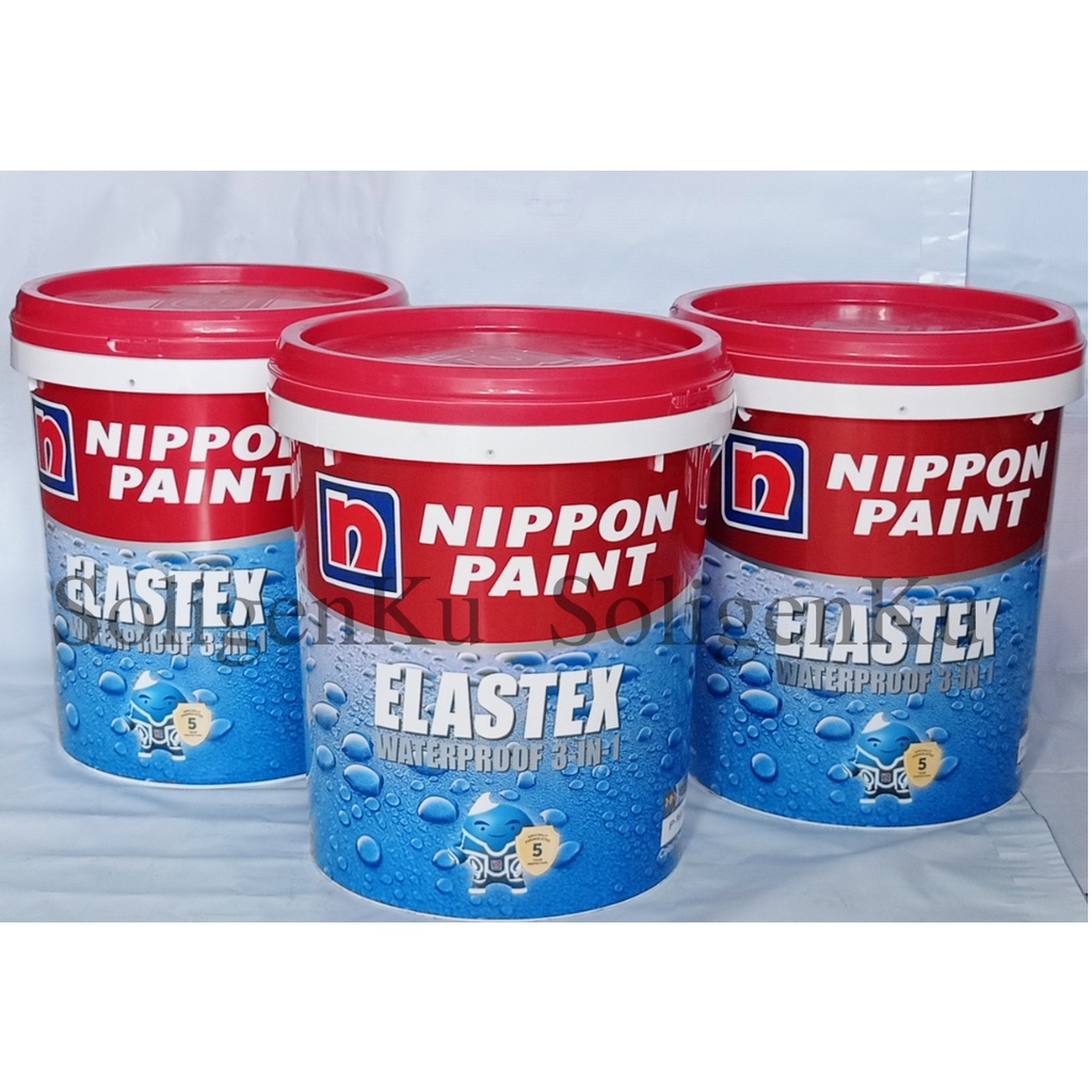 Jual Elastex Pail / 20 kg Cat Pelapis anti Bocor Cat Waterproof Nippon ...