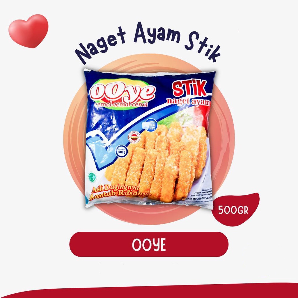 Jual ADDRIELLA - OOYE NUGGET AYAM STICK 500gr | OOYE/FROZENFOOD ...