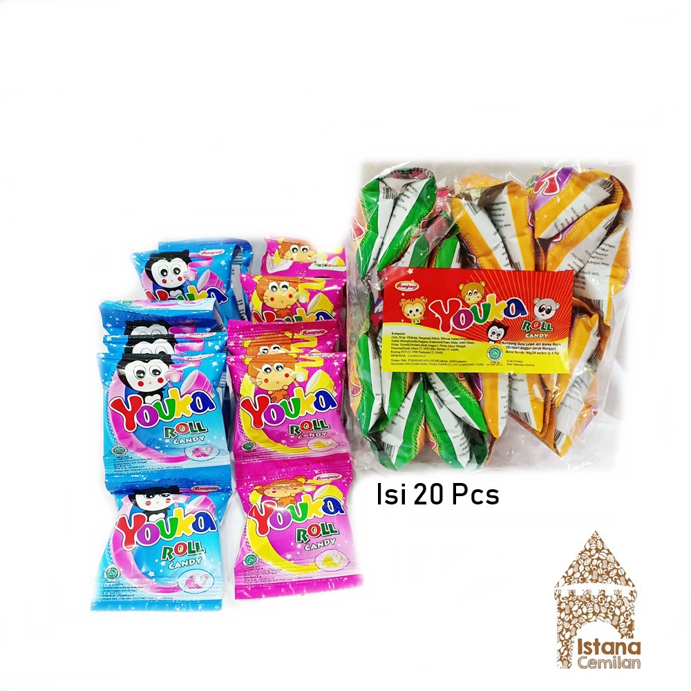 Jual Youka Roll Permen Roll Candy Kertas isi 20 pcs | Shopee Indonesia