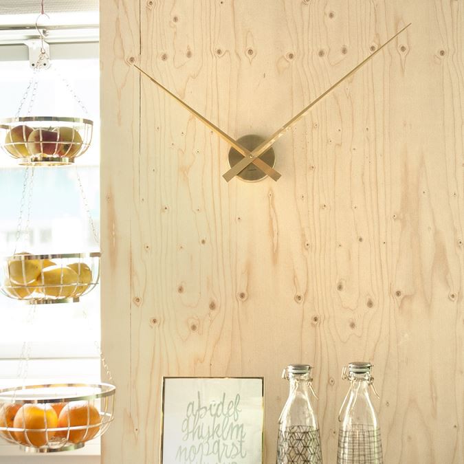 Jual Karlsson Wall Clock Little Big Time Alu Gold Plated D. 90Cm ...