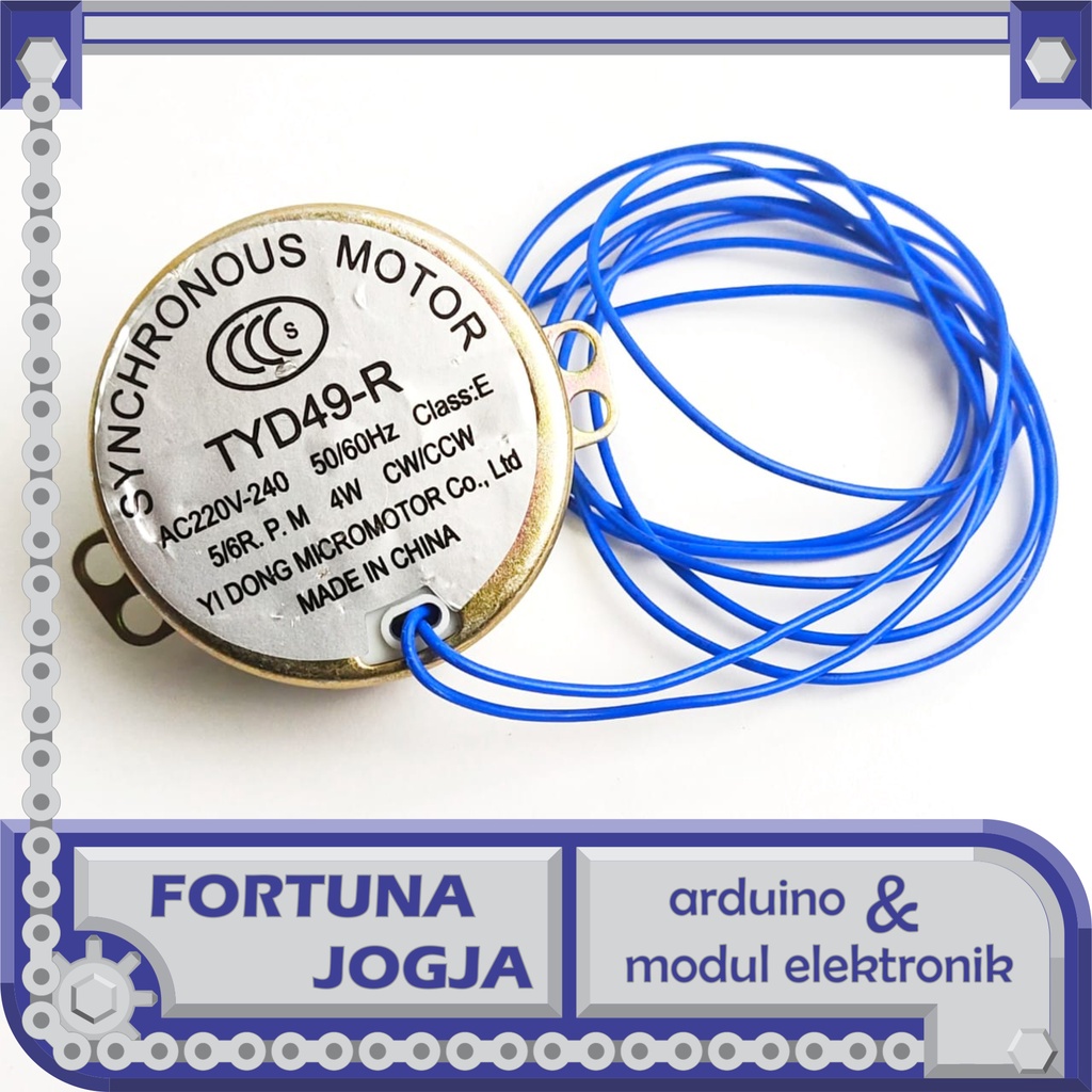 Jual Motor Dinamo AC 220V Synchronous Pemutar Rak Telur Bolak Balik ...