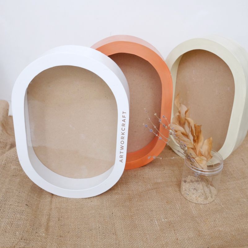 Jual Frame oval 30 x 20 cm / Mahar Pernikahan Bingkai Oval 30 x 20 cm ...