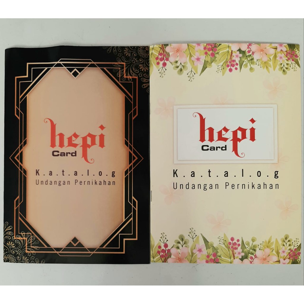 Jual Katalog atau Sample Undangan Merk Hepi | Shopee Indonesia