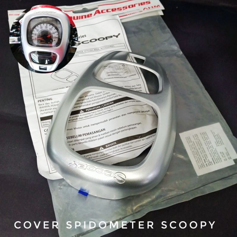 Jual Tutup Speedometer Spido Scoopy Cover Panel Meter Honda Scoopy AHM ...