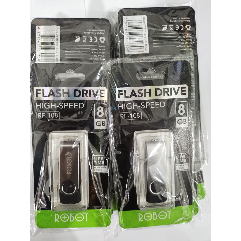 Jual FLASDISK ROBOT RF108 8GB | Shopee Indonesia
