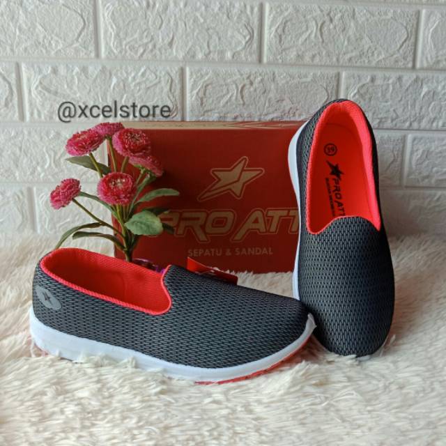 Jual PRO ATT GS 7500 ABU2 MERAH MUDA | Shopee Indonesia