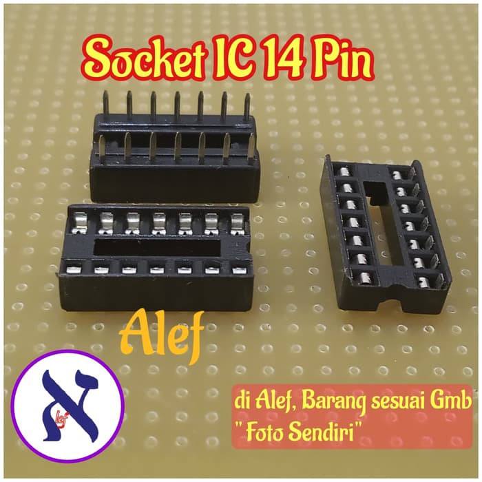 Jual 20Pcs socket IC 14 pin soket 2x7 kaki konektor | Shopee Indonesia