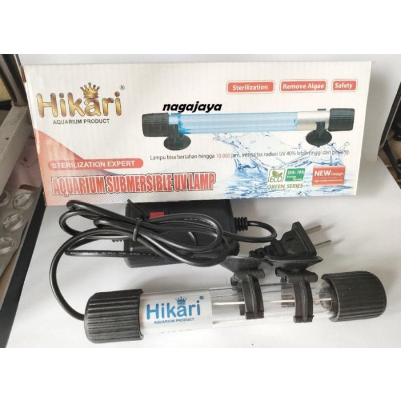 Jual Lampu UV Hikari 5 watt HK-UV-5W lampu anti lumut aquarium kolam ikan | Shopee Indonesia