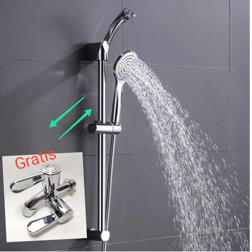 Jual Shower Kamar Mandi Paket Kran Shower Shower Set Keran Shower Tiang ...
