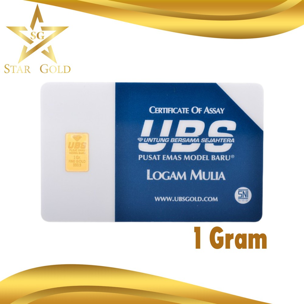 Jual Star Gold Logam Mulia UBS ( LM ) 1Gram | Shopee Indonesia