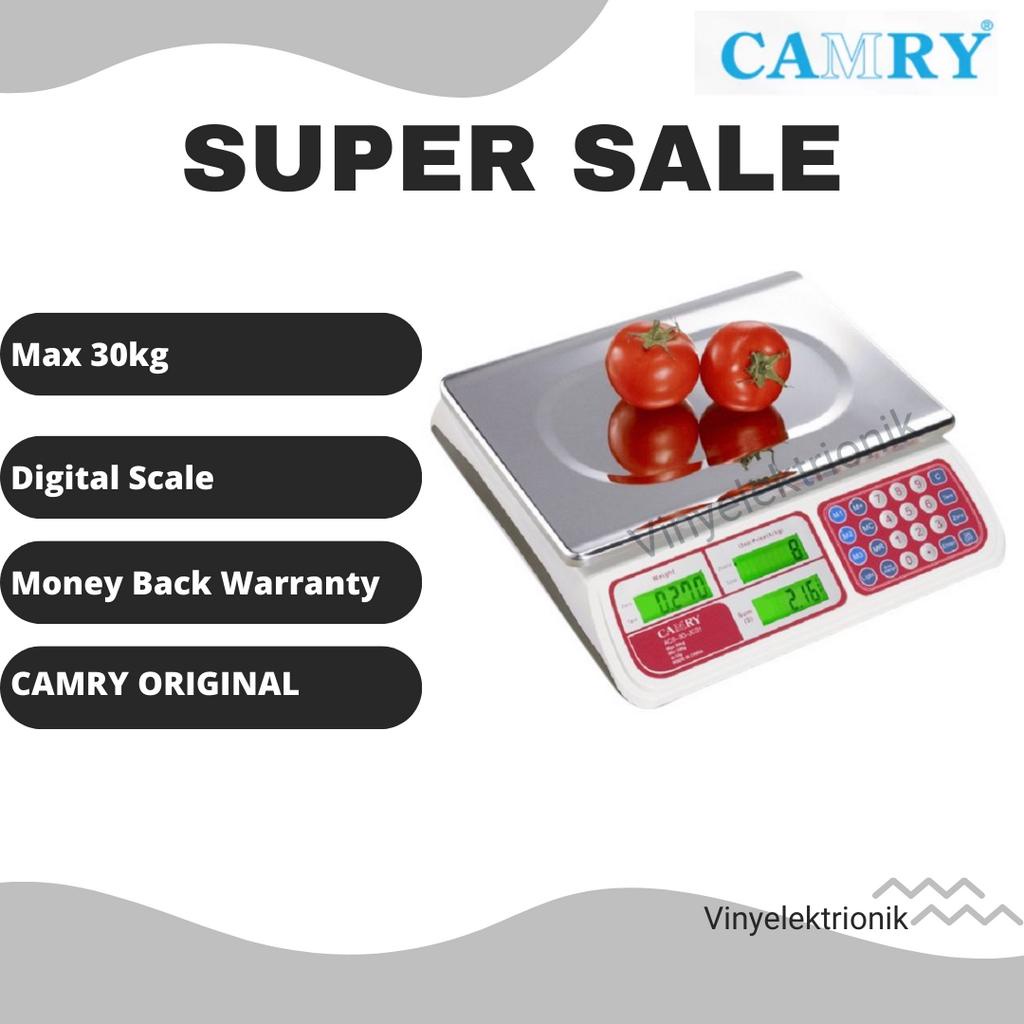 Jual Timbangan Digital Camry 30 kg ACS 30-JC33 / Timbangan Camry 30kg ...