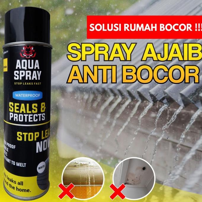 Jual Aqua Spray - Cairan Anti Bocor Rubber Sealant Spray 500ml | Shopee ...