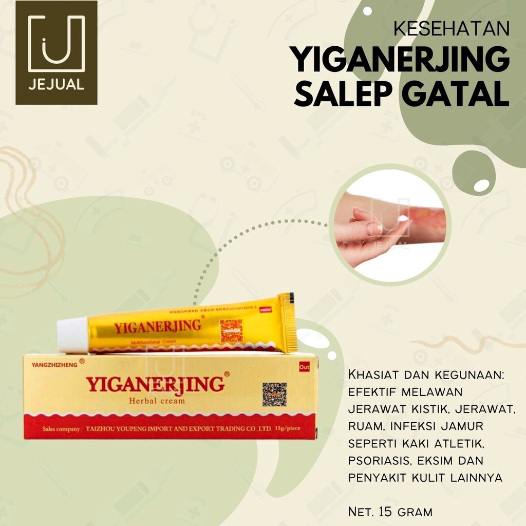 Jual SALEP YIGANERJING Cream China Gatal/Gatel/Dermatitis Psoriasis ...