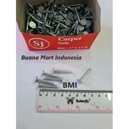 Jual Paku Karpet 1 Inch | Paku Carpet 1" | (Per Box) | Shopee Indonesia