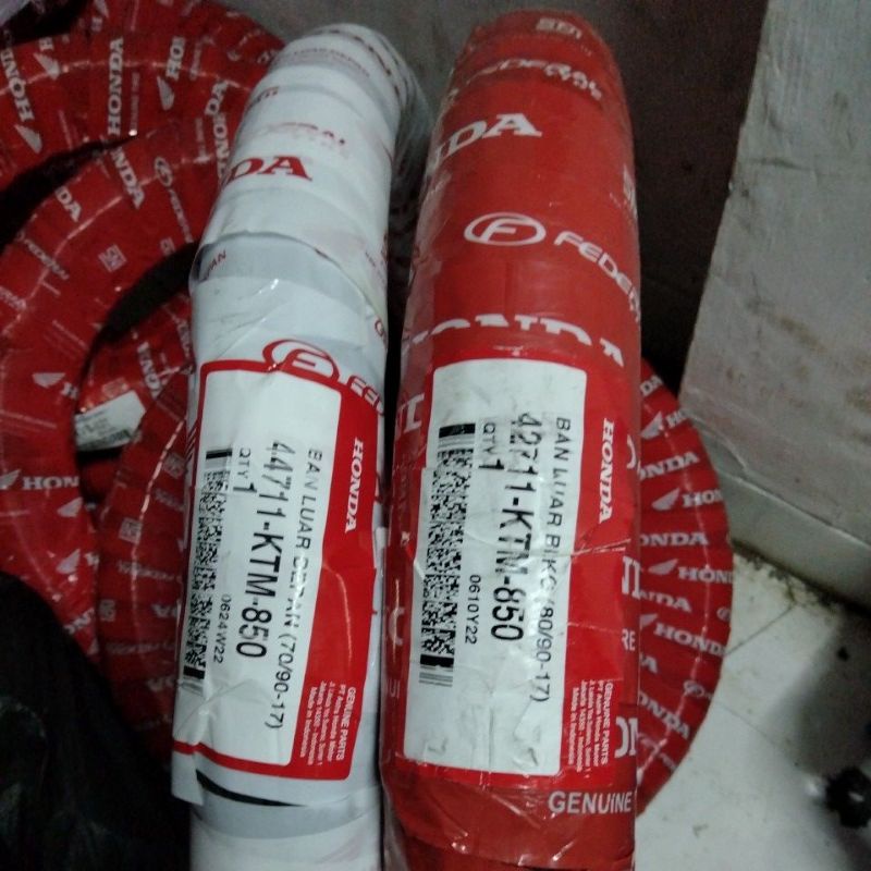 Jual PAKET SEPASANG BAN 70/90-17+80/90-17 TUBE TYPE TUBELESS KTM KWW BAN SET LUAR DEPAN BELAKANG ...