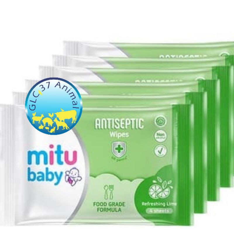 Jual MITU BABY ANTISEPTIC FOOD GRADE FORMULA ISI 4 LEMBAR MENCEGAH ...