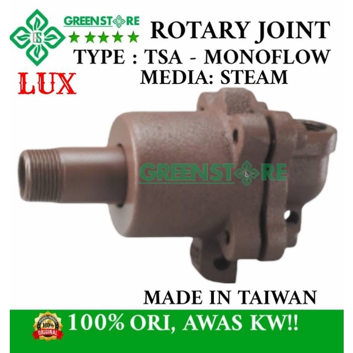 Jual ROTARY JOINT LUX TSA SIZE 15A 1/2 IN MONOFLOW MEDIA STEAM/UP MADE IN TAIWAN | Shopee Indonesia