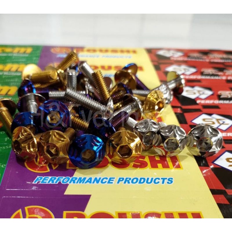 Jual Baut M6x20 Drat 10x2cm model payung Probolt Original Stainless Thailand | Shopee Indonesia